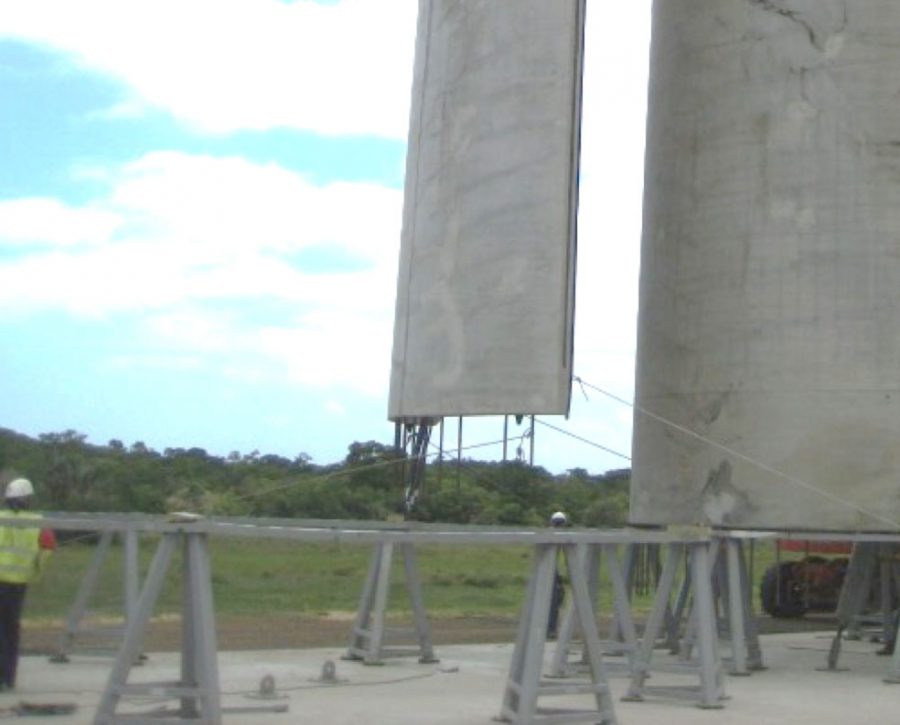 Concrete towers assembly tools - Slingsintt