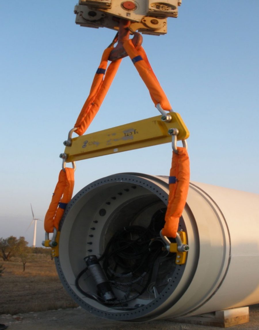 Concrete towers assembly tools - Slingsintt